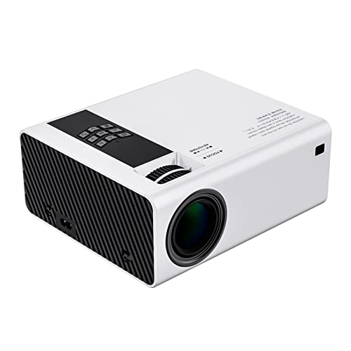 TUU Projector Built-in Speaker 190 ANSI 1080P Supported Portable Mini Movie Projector Video Projector Compatible with Audio, DVD, Headphone, U Disk, PC for Home Cinema & Outdoor Movies