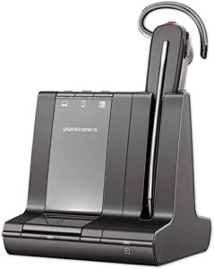 plantronics savi 8240 noise cancelling wireless mono headset (renewed)