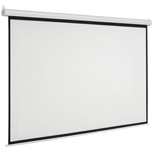 Auto Motorized Projector Screen, HD Portable Projection Screen with Remote Control, Wall/Ceiling Mounted Electric Movie Screen Wrinkle-Free, Great for Home Office Theater TV Usage (80" x 45")