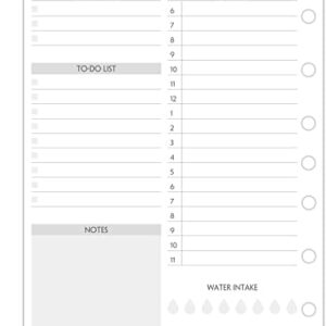 2023 Planner Refill, One Page Per Day, Daily & Monthly, Appointment Schedule, Priorities, Daily To Do, Notes (Classic, Size 4, Jan 2023 - Dec 2023)