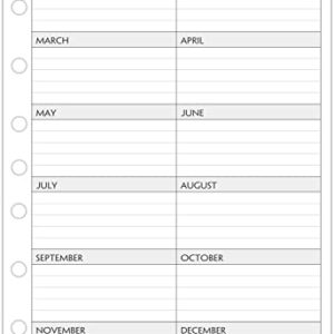 2023 Planner Refill, One Page Per Day, Daily & Monthly, Appointment Schedule, Priorities, Daily To Do, Notes (Classic, Size 4, Jan 2023 - Dec 2023)