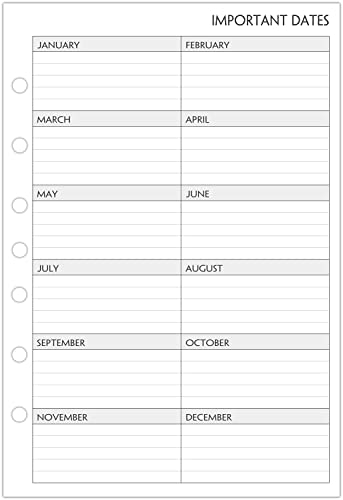 2023 Planner Refill, One Page Per Day, Daily & Monthly, Appointment Schedule, Priorities, Daily To Do, Notes (Classic, Size 4, Jan 2023 - Dec 2023)