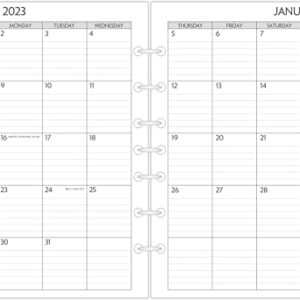 2023 Planner Refill, One Page Per Day, Daily & Monthly, Appointment Schedule, Priorities, Daily To Do, Notes (Classic, Size 4, Jan 2023 - Dec 2023)