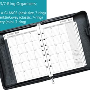 2023 Planner Refill, One Page Per Day, Daily & Monthly, Appointment Schedule, Priorities, Daily To Do, Notes (Classic, Size 4, Jan 2023 - Dec 2023)