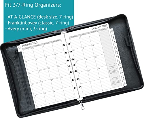 2023 Planner Refill, One Page Per Day, Daily & Monthly, Appointment Schedule, Priorities, Daily To Do, Notes (Classic, Size 4, Jan 2023 - Dec 2023)