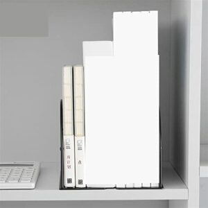 LIANAIhwd File Organizer for Desk 1 Pair Desktop Standing Book Clip Book Book Block is not Simple Print Creative high School Desk Bookcase