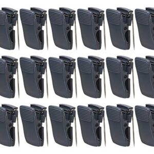 Cubicle Clips, Office Clips Holds Notes, Memos, Messages, Photos - Black - 24-Pack