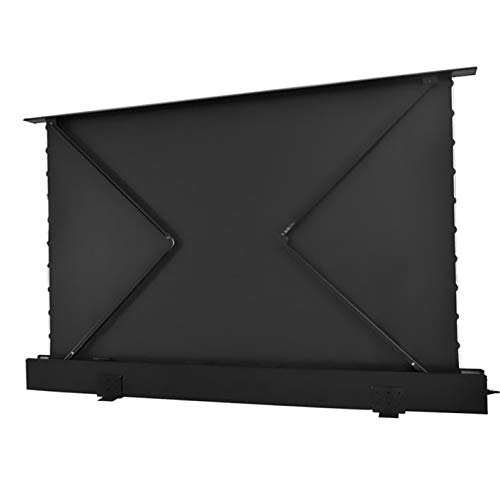 ZSEDP 4K 16:9 Electric Motorized Floor Rising Projector Projection Screen Black Crystal ALR Screen for Long Throw Projector ( Size : 100 inch )