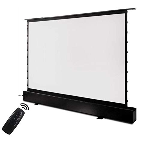 ZSEDP 4K 16:9 Electric Motorized Floor Rising Projector Projection Screen Black Crystal ALR Screen for Long Throw Projector ( Size : 100 inch )