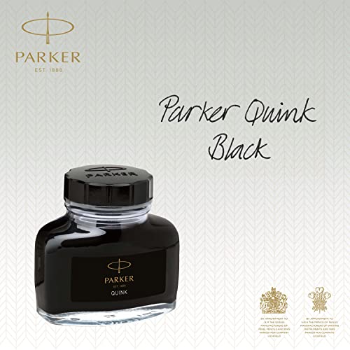 Parker 1950375 Quink Ink Bottle, Black, 57 ml