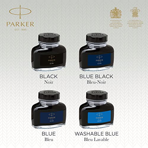 Parker 1950375 Quink Ink Bottle, Black, 57 ml