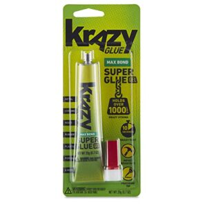 krazy glue maximum bond super glue, no-run gel, 20 grams