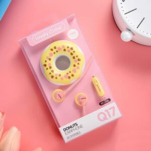 Cute Earbuds for Kids Girls, Soft in-Ear Headphones Wired with Mic and Volume Control, Cute Small Earbuds for iPhone 6/6s, Android Smartphones, MP5 Players