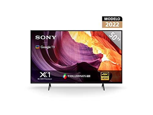 Sony 50 Inch 4K Ultra HD TV X80K Series: LED Smart Google TV with Dolby Vision HDR KD50X80K- 2022 Model (Renewed)