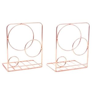 szyawsd file sorters 2pcs round metal desktop bookends bookends bookends support racks bookshelves school office supplies