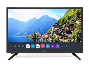 norcent 24 inch 720p hd led smart tv (n24h-s1) build-in webos system, hdmi arc usb optical ports, with tts function