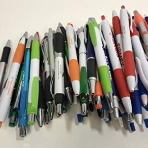 Closeouts For Less 175 Lot Misprint Ink Pens, Ball Point, Plastic, Retractable