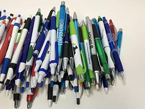 Closeouts For Less 175 Lot Misprint Ink Pens, Ball Point, Plastic, Retractable