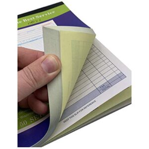 Online Best Service 5 Pack Large Sales Order Book Receipt Invoice Duplicate Carbonless 50 Sets 5.9/16" X 8.7/16"