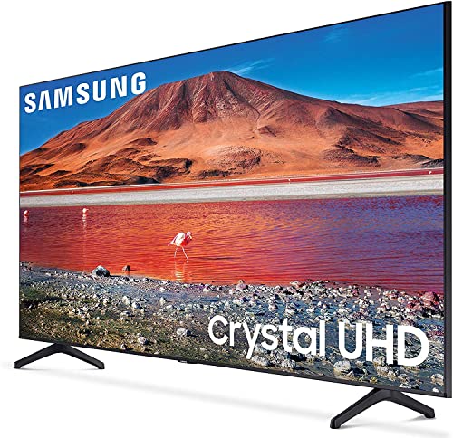 SAMSUNG UN55TU7000 55 inches 4K Ultra HD Smart LED TV (2020 Model) (Renewed)