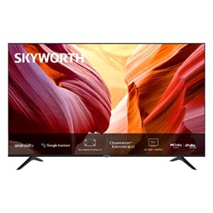 skyworth s6g plus series 55-inch 4k smart tv with alexa compatibility, android11.0, hdr10, google assistant and chromecast built-in, game mode