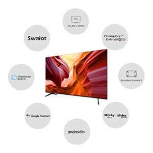 Skyworth S6G Plus Series 55-inch 4K Smart TV with Alexa Compatibility, Android11.0, HDR10, Google Assistant and Chromecast Built-in, Game Mode