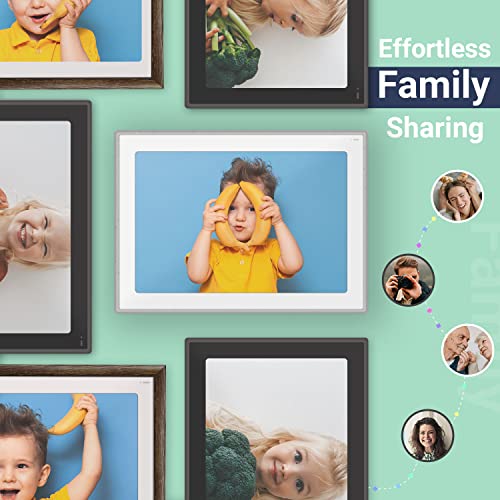 Cozyla WiFi Digital Picture Frame Built-in Alexa, 10.1" Smartest Photo Frame, Share Photos via Email/App/Google Photo/Instagram, Free Unlimited Cloud Storage, Remote Caring & Giftable