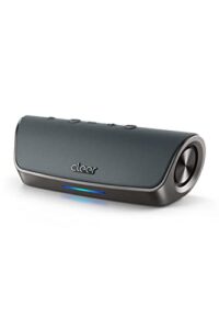 cleer audio stage smart bluetooth speaker – ipx7 waterproof, built-in alexa, stereo pairing capabilities, with digital amplifier, dual 48mm drivers, and passive radiators for powerful music and sound