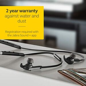 Jabra Elite 65e Alexa Enabled Wireless Stereo Neckband with In-Ear Noise Cancellation – Titanium Black