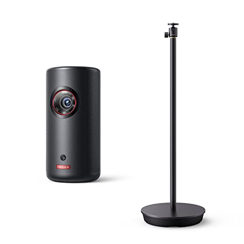 Nebula Anker Capsule 3 Laser 1080p with Anker Nebula Projector Lightweight and Adjustable 3-ft Floor Stand