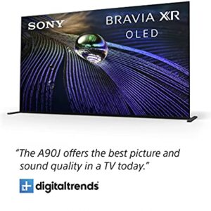 Sony A90J 83 Inch TV: BRAVIA XR OLED 4K Ultra HD Smart Google TV with Dolby Vision HDR and Alexa Compatibility XR83A90J- 2021 Model (Renewed)