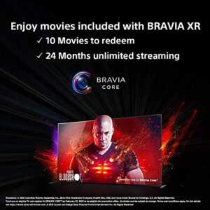 Sony A90J 83 Inch TV: BRAVIA XR OLED 4K Ultra HD Smart Google TV with Dolby Vision HDR and Alexa Compatibility XR83A90J- 2021 Model (Renewed)