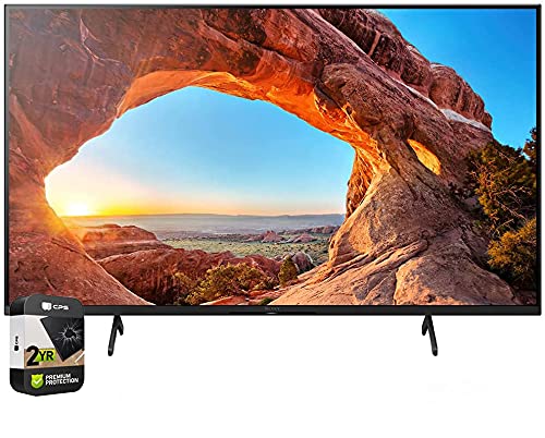 Sony KD55X85J 55 inch X85J 4K Ultra HD LED Smart TV Bundle with Premium 2 YR CPS Enhanced Protection Pack