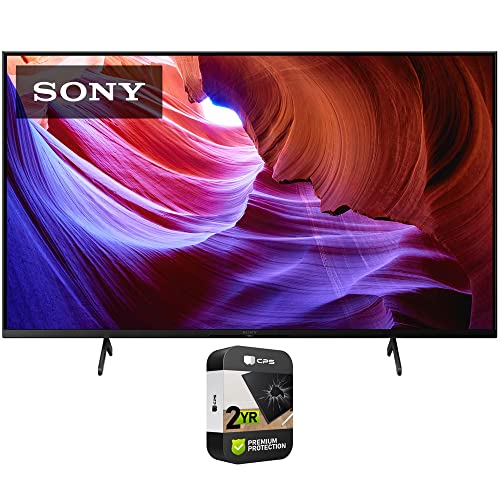 Sony KD55X85K 55 inch X85K 4K HDR LED TV with Smart Google TV 2022 Model Bundle with Premium 2 YR CPS Enhanced Protection Pack