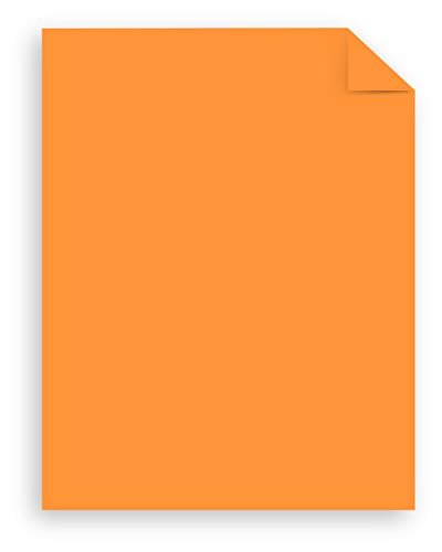 Astrobrights Mega Collection, Colored Paper, Bright Orange, 625 Sheets, 24 lb/89 gsm, 8.5" x 11" - MORE SHEETS! (91619), Ream