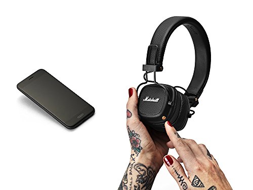 Marshall Major III Bluetooth Wireless On-Ear Headphones, Black - New