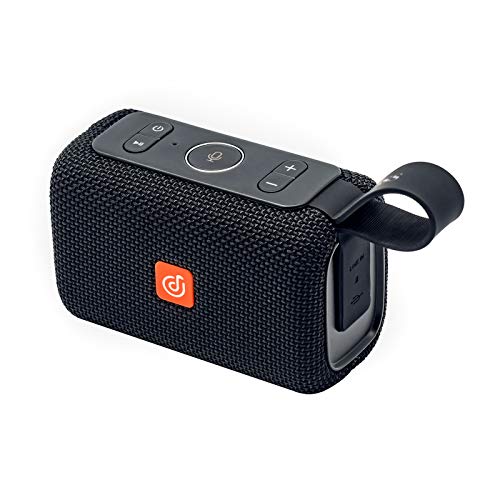 [Upgrade] DOSS E-go Alexa-Enabled Portable Bluetooth Speaker with Superior Sound, 33ft Bluetooth Range, Built-in Mic, Ultra-Portable Design, IPX6 Waterproof for Home and Outdoor