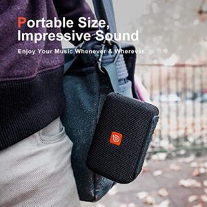 [Upgrade] DOSS E-go Alexa-Enabled Portable Bluetooth Speaker with Superior Sound, 33ft Bluetooth Range, Built-in Mic, Ultra-Portable Design, IPX6 Waterproof for Home and Outdoor