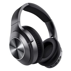 noise cancelling headphones over ear: bluetooth wireless foldable anc headphones comfortable with active sound canceling stereo mic