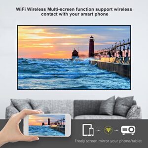 WENLII Ga828 Full Projector Native 1920x 1080p Projetor Android 9.0 Smart Phone Video Beamer Led 3D Home Theater Cinema ( Color : Multiscreen Version )