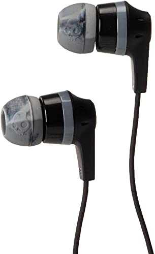 Skullcandy Ink'd+ Bluetooth Wireless Earbuds with Microphone, Noise Isolating Supreme Sound, 8-Hour Rechargeable Battery, Lightweight with Flexible Collar, Non-Retail Packaging - Black (Renewed)