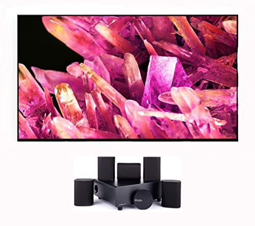 Sony XR65X90K 65" 4K Smart BRAVIA XR HDR Full Array LED TV with a Platin MILAN-5-1-SOUNDSEND 5.1 Immersive Cinema-Style Sound System (2022)