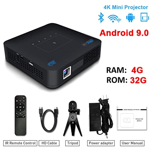 WENLII P15 Mini DLP Projector -Compatible Pocket Video Beamer Portable Android Home Theater 3D Proyector