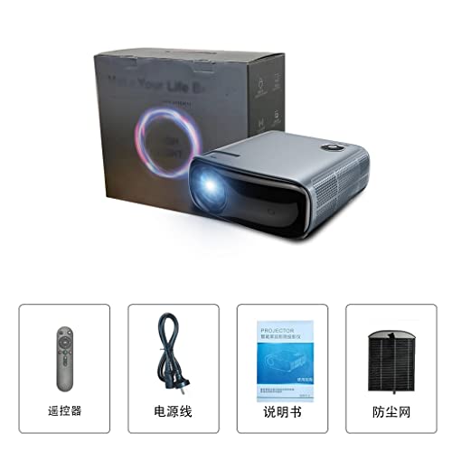 WENLII Projector Office Support 4K High Brightness LED Screen Voice Mini Home Projector