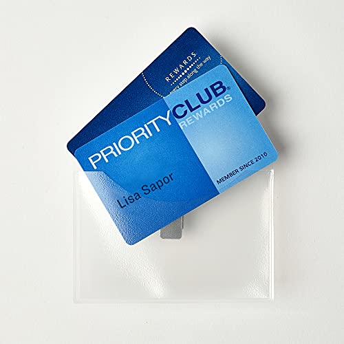 Avery Clip Name Badges, Print or Write, 2.25" x 3.5", 100 Inserts & Badge Holders with Clips (74461)