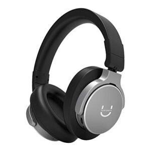 u evolve wireless headphones, lux memory foam cushion earpads, high-fidelity audio deep bass active noise cancelling over ear headphones with microphone bluetooth, 25 hours playtime