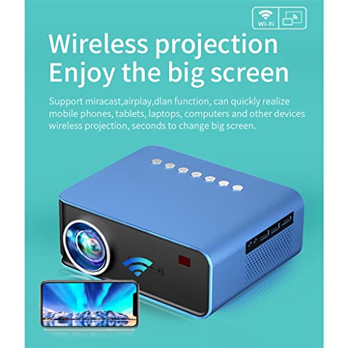 WENLII Mini Projector 3600 Lumens Support 1080P LED Big Screen Home Theater Smart Video Beamer