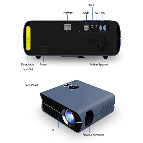 WENLII Home Projector Airplay High Brightness Full 1080p Android 9.0 System FreeShipping Home Theater Projector