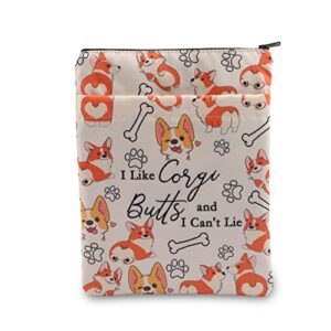 corgi dog book sleeve corgi lover gift corgi book protector i like corgi butts and i can’t lie book cover corgi mom dad gift