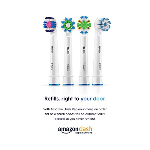 Oral-B Electric Toothbrush, Alexa Built-In, Amazon Dash Replenishment Enabled, White, Smart Brushing System